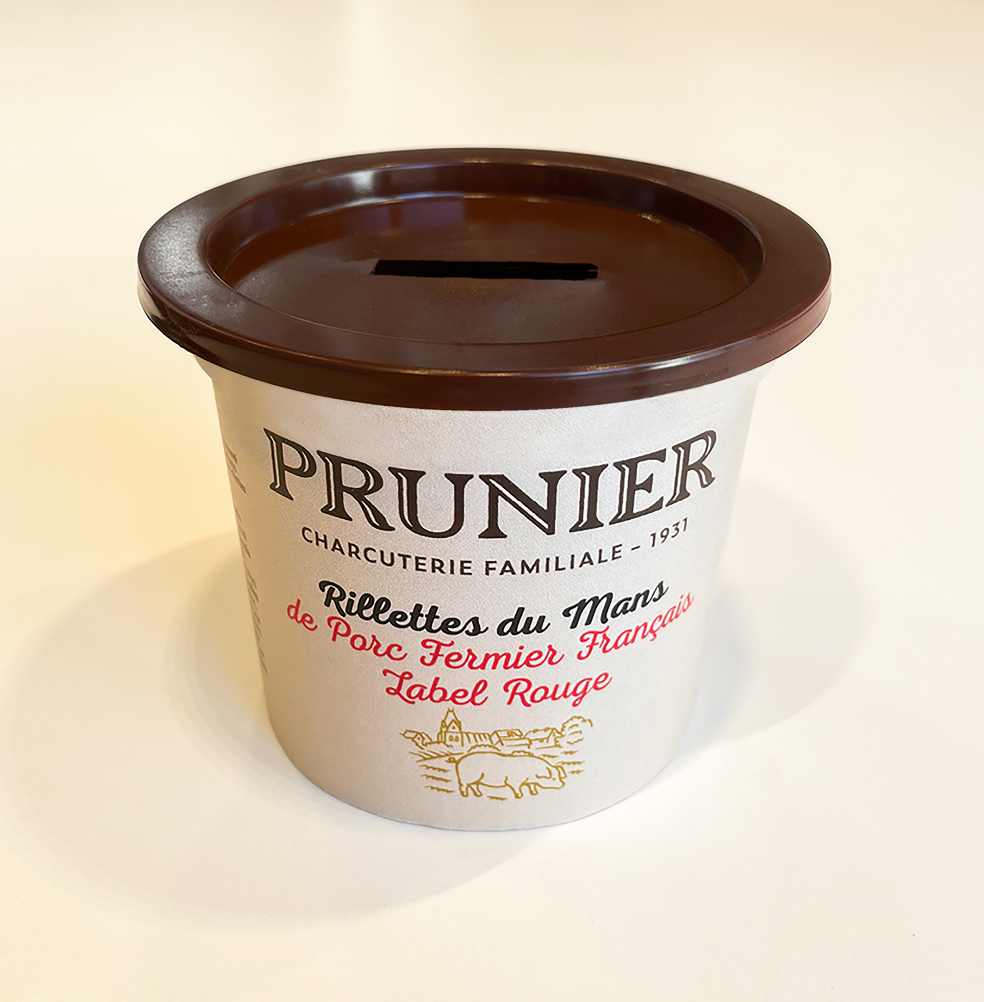 Pot rillettes 3 en 1 - Prunier - charcuterie familiale 1931 Pot rillettes 3 en 1 - Prunier - charcuterie familiale 1931